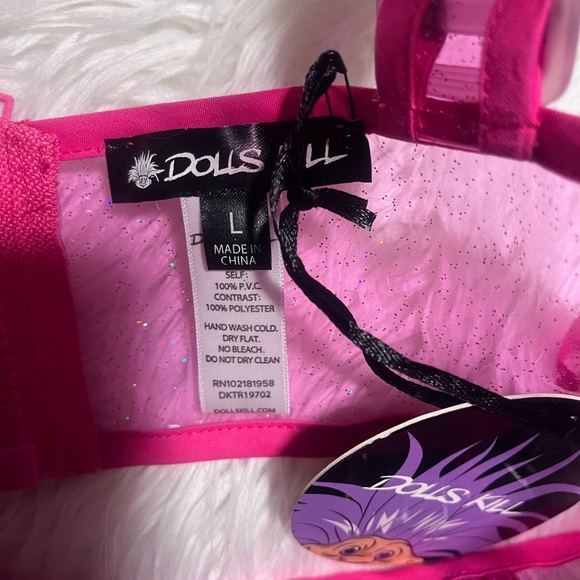 Dolls Kill | Tops | Dolls Kill Trolls Furry Pink Top | Poshmark